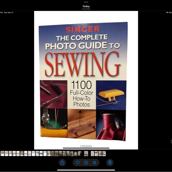 Singer | Other | New Singer The Complete Photo Guide To Sewing 10 How ...
